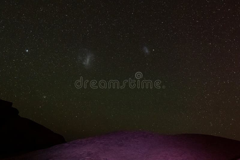 The Magellanic Clouds stock image. Image of africa, panorama - 275276307