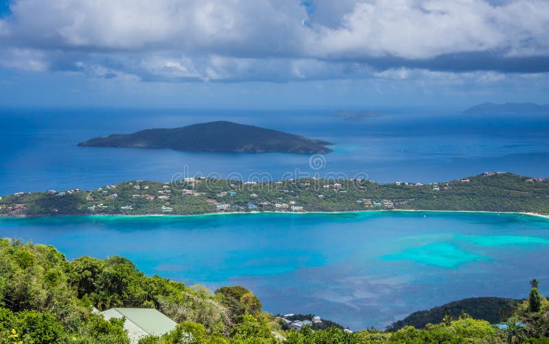 Magens Bay, Landmark of St. Thomas Island Stock Photo - Image of thomas ...