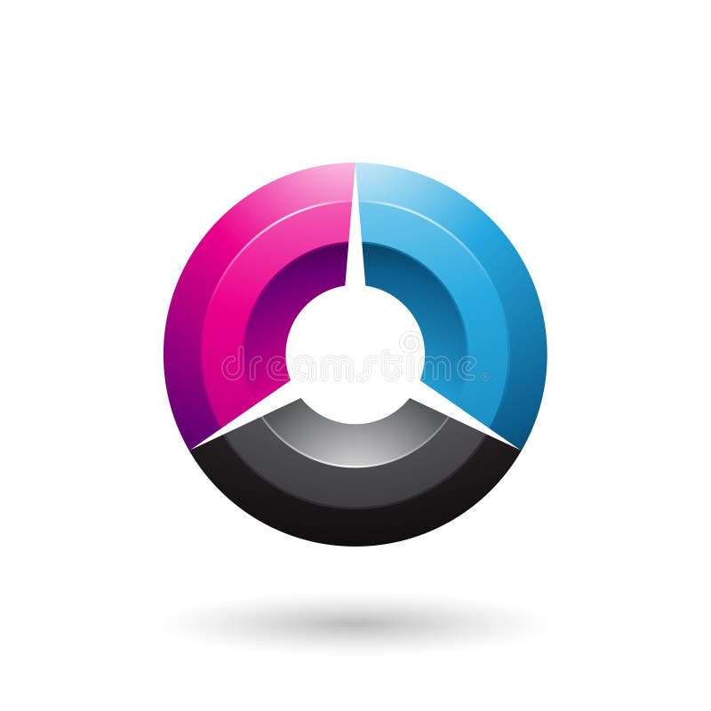 Magenta and Blue Glossy Shaded Circle Vector Illustration Stock Vector ... Magenta and Blue Glossy Shaded Circle Vector Illustration Stock Vector ...