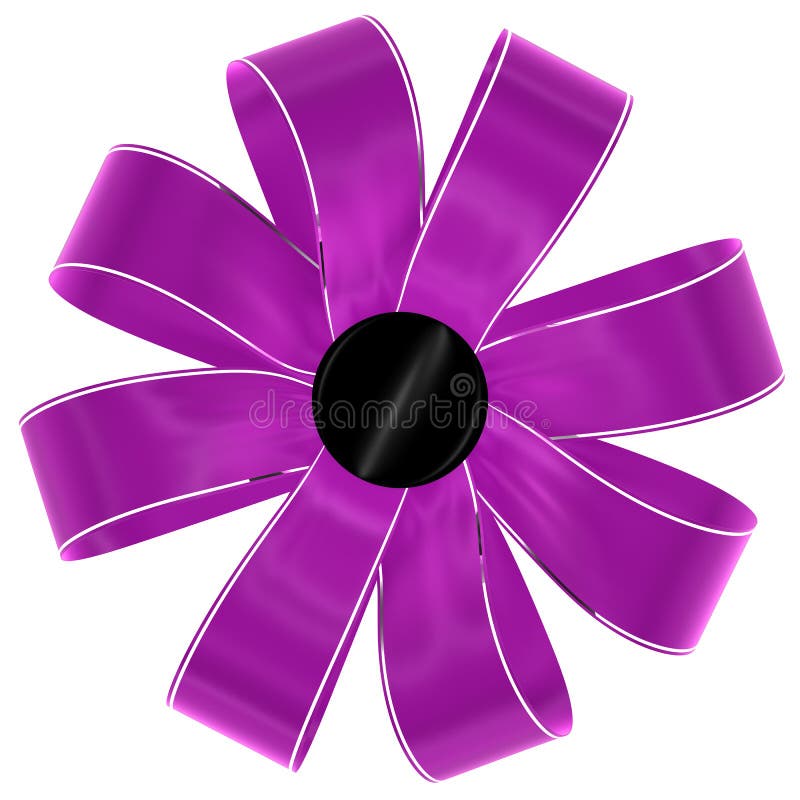Magenta bow stock illustration. Illustration of symmetrical - 21455253