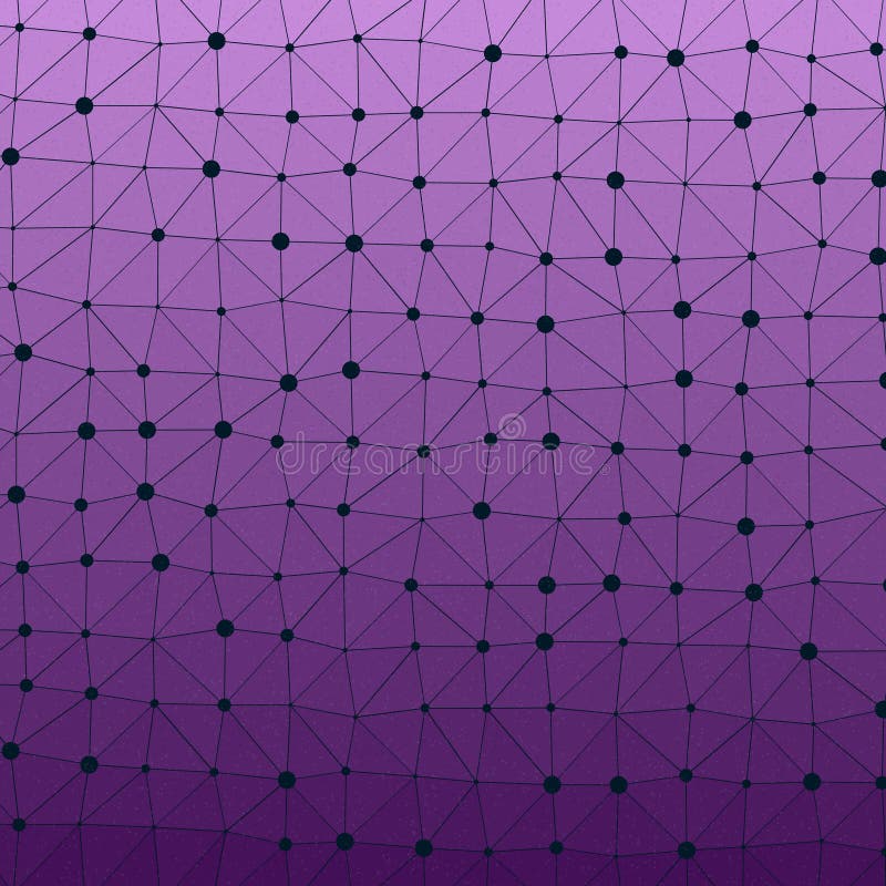 Magenta Color Abstract Color Low-Polygones Generative Art Background ...