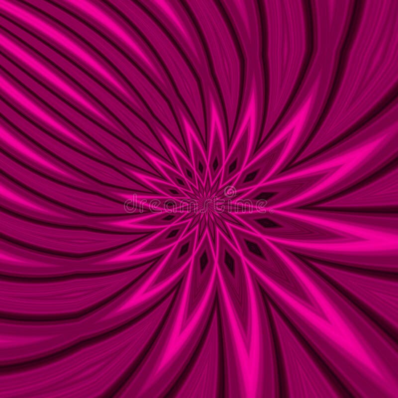 Magenta Floral Burst Abstract Stock Illustration - Illustration of ...