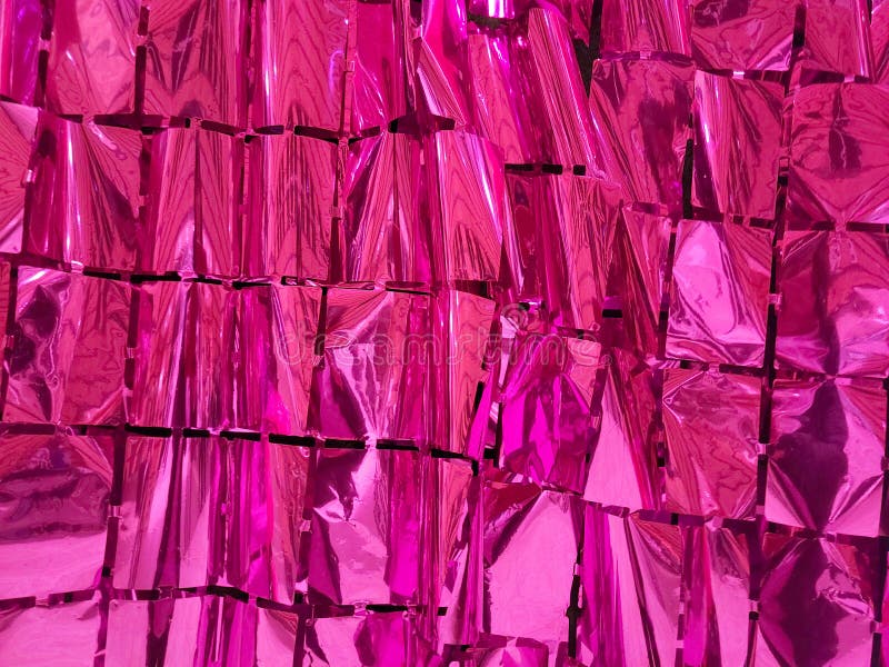 Magenta Foil Square Layers Pattern Stock Image - Image of contemporary ...