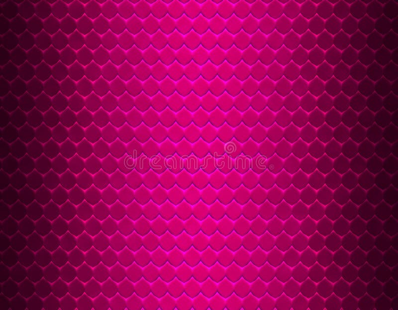 Magenta Gradient Snake Skin Pattern, Flat Scale Stock Illustration ...