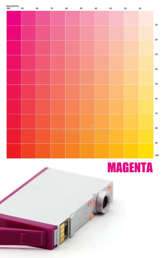 MAGENTA Ink color stock image. Image of choice, graphic - 23601189