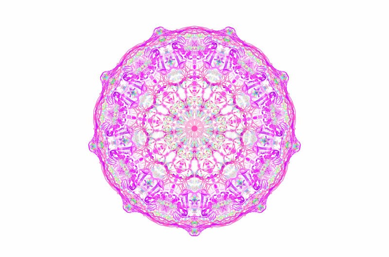 Magenta kaleidoscope stock illustration. Illustration of meditate ...