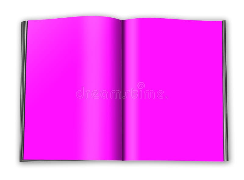 Magenta Magazine Blank Template for Presentation Layouts and Design ...