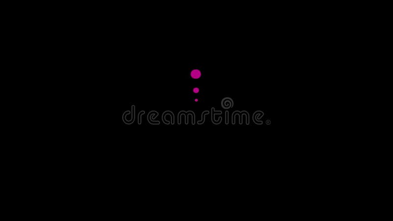Magenta Multiple Loading Circles Rotating Synchronously Stock Footage ...