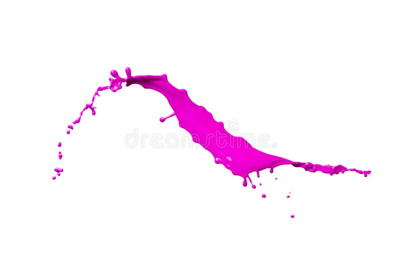 Magenta paint splash stock image. Image of drop, white - 116242159