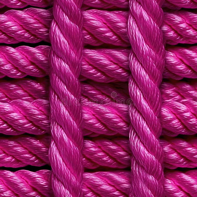Magenta Pattern of Ropes Close Up Very Detailed Tile Seamless ...