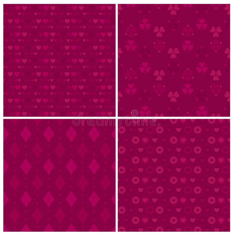 Magenta patterns set stock vector. Illustration of diagonal - 23059038