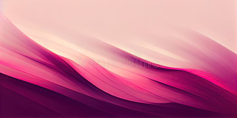 Magenta Pink Wavy Soft Flowing Fluid with a Seamless Texture and ...