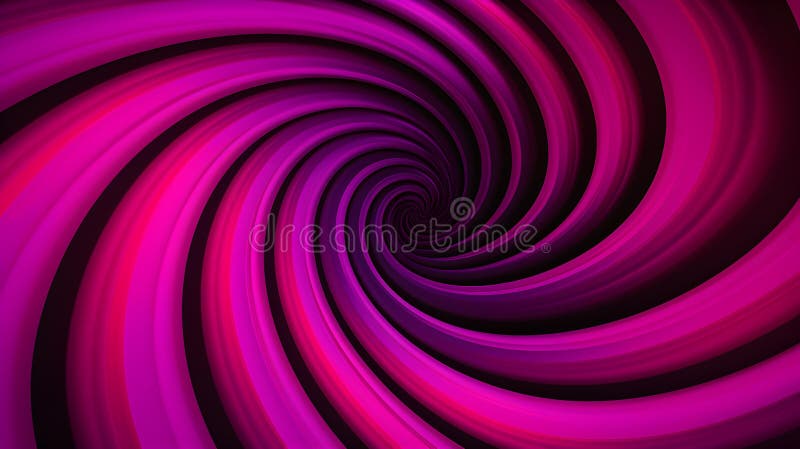 Magenta Psychedelic Spiral Pattern. Hypnotic Abstract Background Stock ...