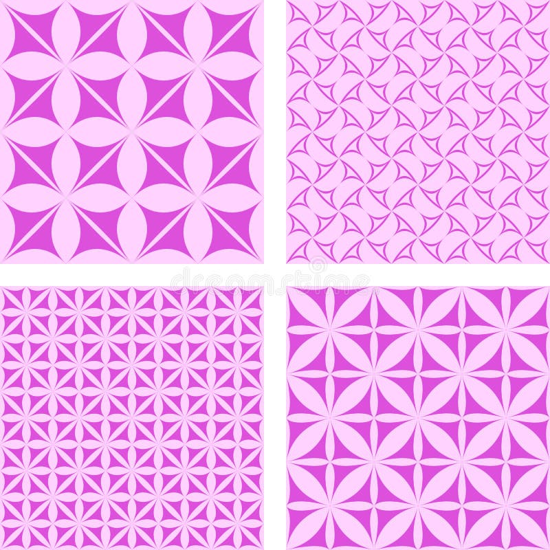 Magenta patterns set stock vector. Illustration of diagonal - 23059038