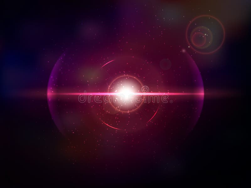 Magenta Space Explosion, Cosmos Burst Stock Vector - Illustration of ...
