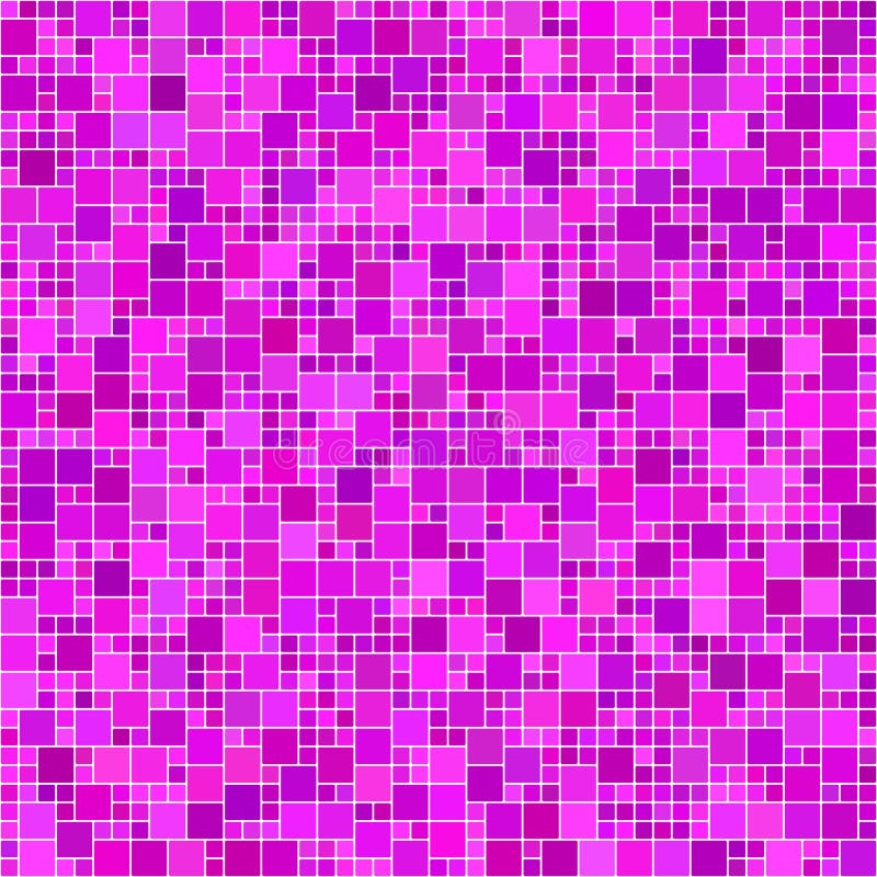 Magenta Square Mosaic Background Stock Vector - Illustration of shade ...