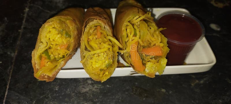 Maggie spring roll stock image. Image of roll, maggie - 188086549