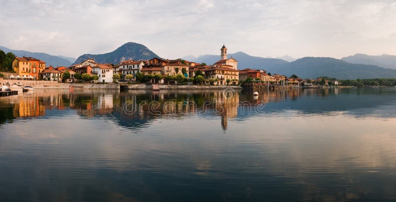 Lake Maggiore in Italy stock image. Image of europe, italy - 5196547