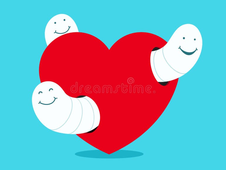 Worm Heart Stock Illustrations – 673 Worm Heart Stock Illustrations ...
