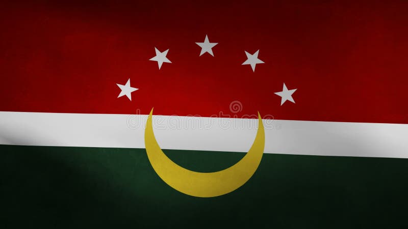 Maghreb country flag stock video. Video of countries - 36603769