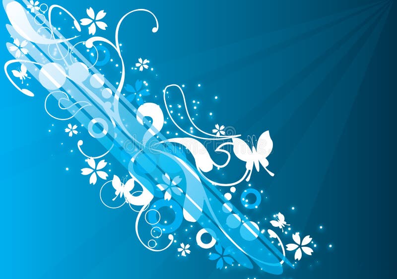 Magia azul stock de ilustración. Ilustración de vida, magia - 6483444