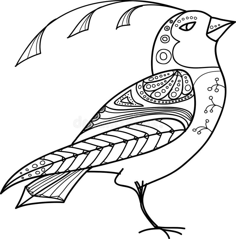 Magic Abstract Bird stock illustration. Illustration of white - 43621297