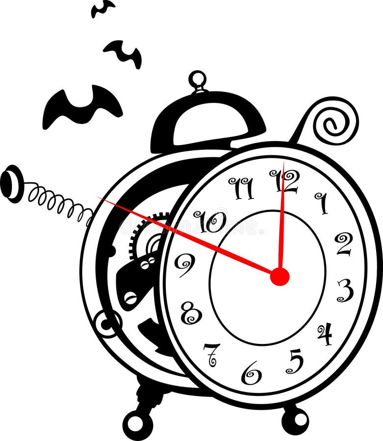 Magic alarm clock stock vector. Illustration of circle - 13184063