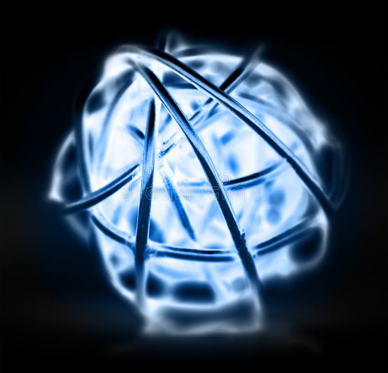 Magic atom stock image. Image of steel, atom, drawing - 12611203