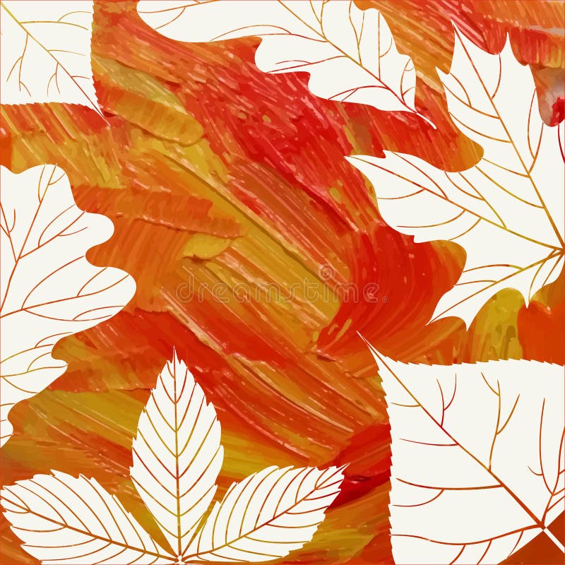 Magic Autumn Background stock vector. Illustration of backdrop - 46348564