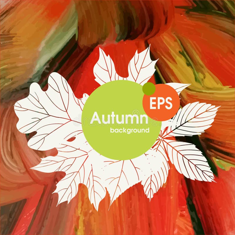 Magic Autumn Background stock vector. Illustration of colorful - 54710744