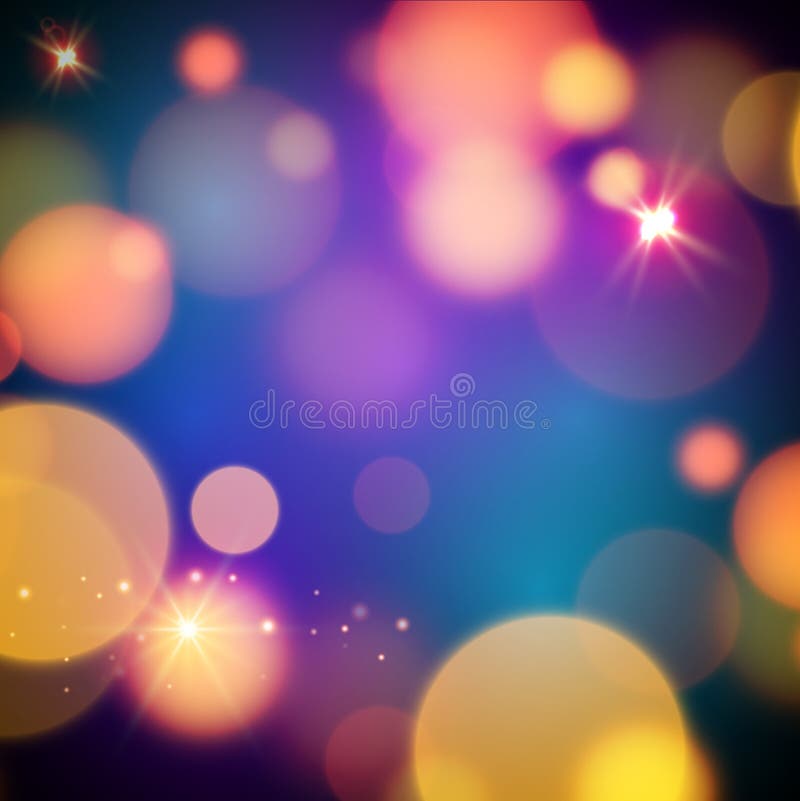 Magic Background Design. Vector Magic Lights Background Stock Vector ...