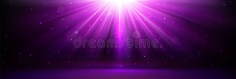 Magic Background with Purple Light Rays Effect Stock Vector ...