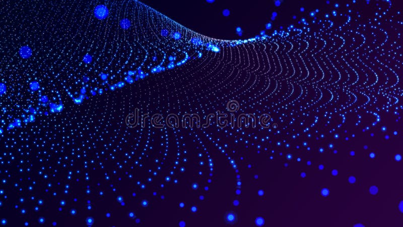 Magic Background with Shiny Space of Glowing Particles Stock Photo ...