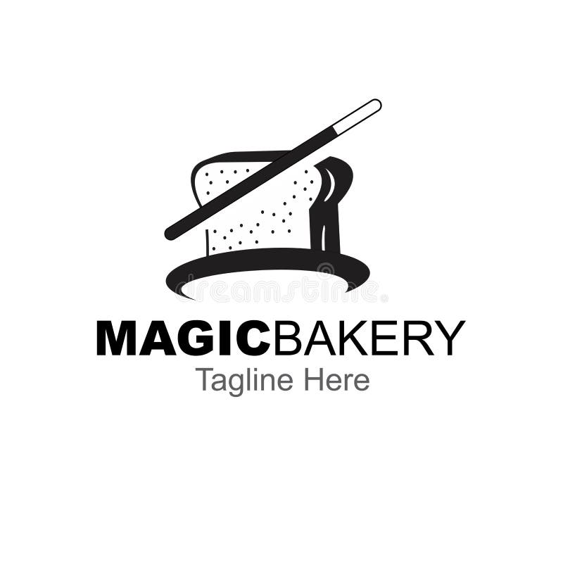 Magic Bakery Logo Design Concept Stock Vector - Illustration of concept ...