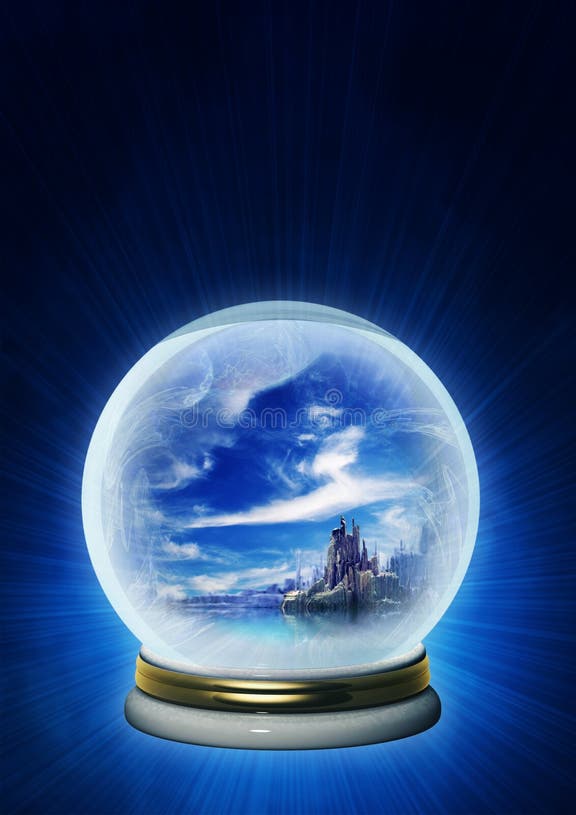 Magic ball stock illustration. Illustration of ethereal - 15306244