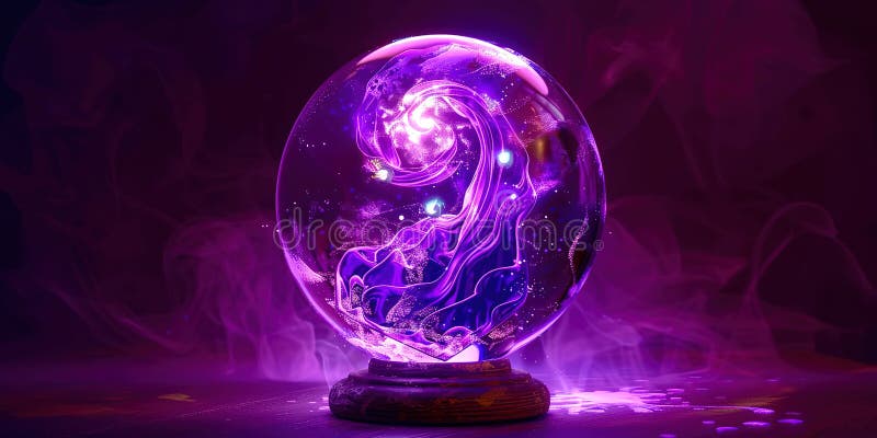Magic Ball Abstract Background Stock Image - Image of teller, magic ...