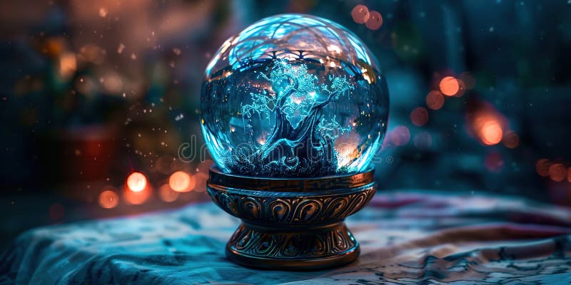 Magic Ball Abstract Background Stock Photo - Image of future, prophecy ...
