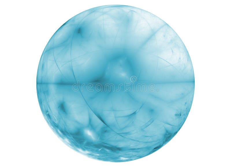 Magic Ball. Digitally Created Abstract Sphere Stock Illustration ...