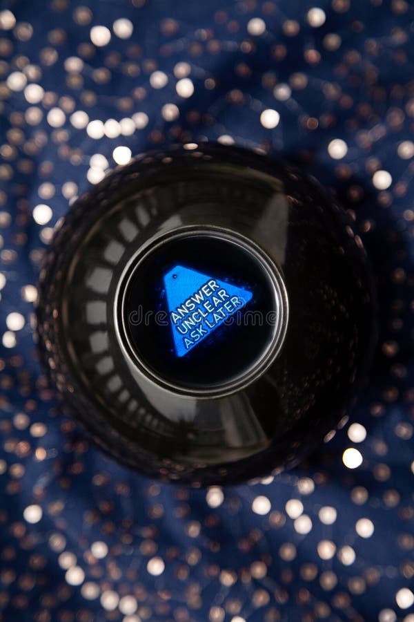 Magic Ball Game for Predicting the Future Says Answer Unclear To a ...