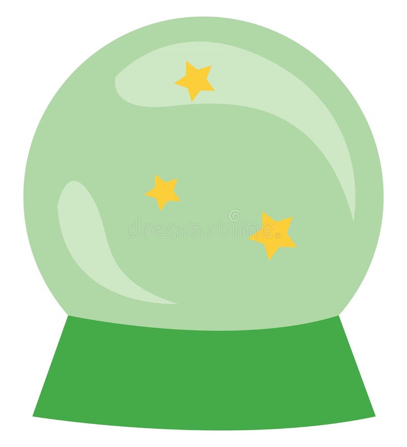 Magic ball, icon stock vector. Illustration of abstract - 258929214
