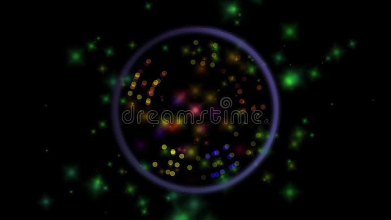 Magic Ball Particle Space Light Stock Illustration - Illustration of ...