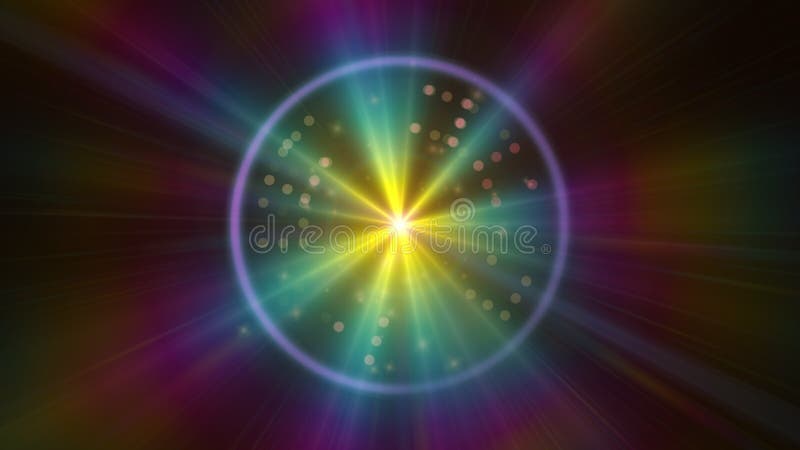 Magic Ball Particle Space Light Stock Illustration - Illustration of ...