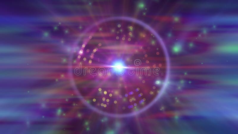 Magic Ball Particle Space Light Stock Illustration - Illustration of ...
