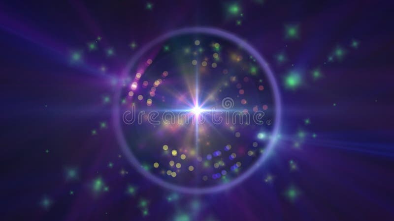 Magic Ball Particle Space Light Stock Illustration - Illustration of ...