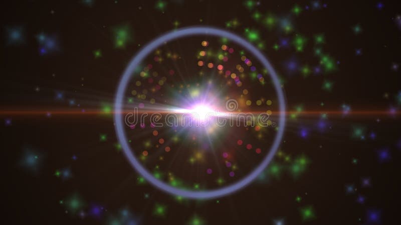 Magic Ball Particle Space Light Stock Illustration - Illustration of ...
