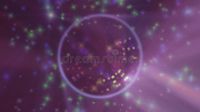 Magic Ball Particle Space Light Stock Illustration - Illustration of ...