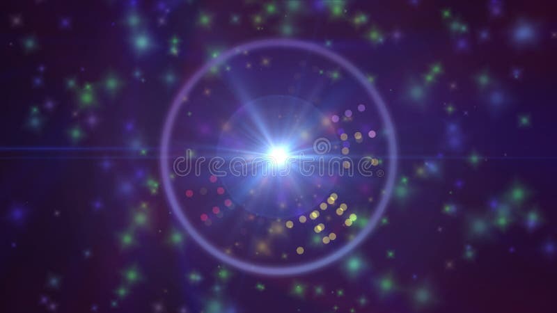 Magic Ball Particle Space Light Stock Illustration - Illustration of ...