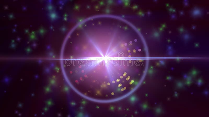 Magic Ball Particle Space Light Stock Illustration - Illustration of ...