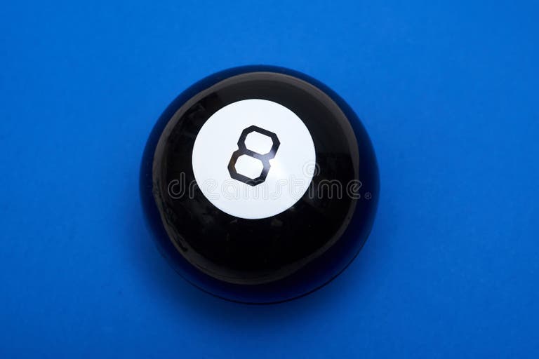 Magic Ball of Predictions Figure Eight Stock Image - Image of ...