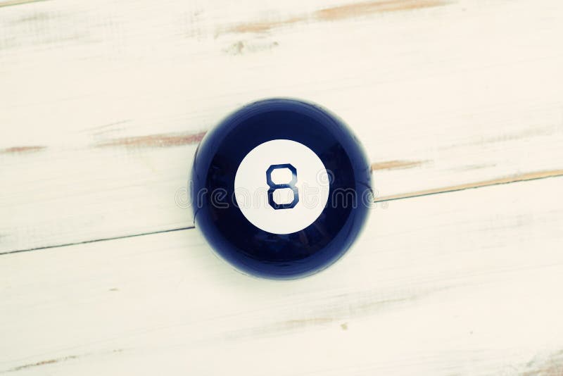 Magic Ball of Predictions Figure Eight Stock Photo - Image of object ...